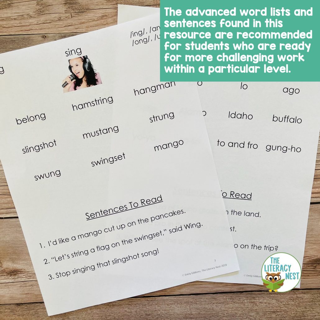 Decodable Word Lists and Sentences for ADVANCED Orton-Gillingham BUNDLE ...