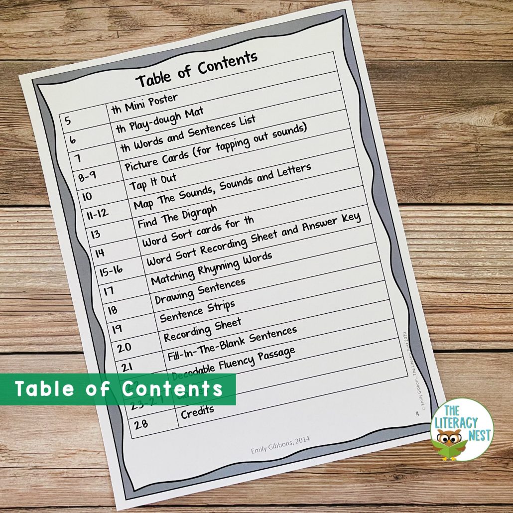 Digraph TH Worksheets and Activities for Orton-Gillingham Lessons - The ...