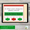 Winter Activities Syllable Division for Virtual Learning - The Literacy ...