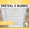 Consonant Blends (Initial S) Worksheets Activities for Orton-Gillingham ...