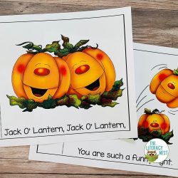 Halloween Song Book Freebie: Jack O' Lantern - The Literacy Nest