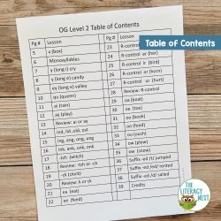 Decodable Word Lists & Sentences for Orton Gillingham Lessons Level 2 ...