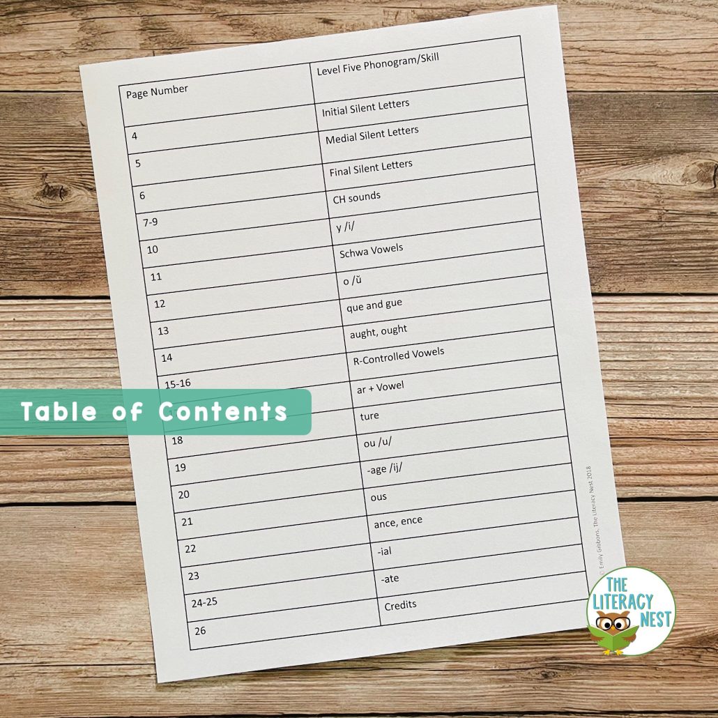 Decodable Word Lists & Sentences for ADVANCED Orton Gillingham Level 5 ...