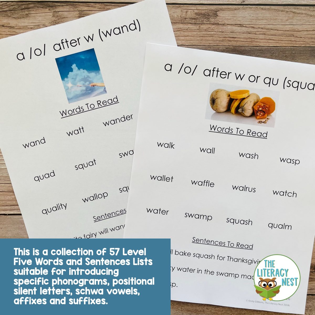 Decodable Word Lists & Sentences for Orton Gillingham Lessons Level 5 ...