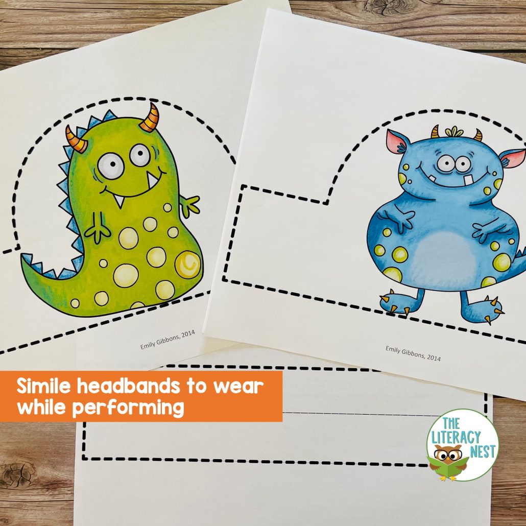 Halloween Poetry for Fluency Practice Monster Theme - The Literacy Nest