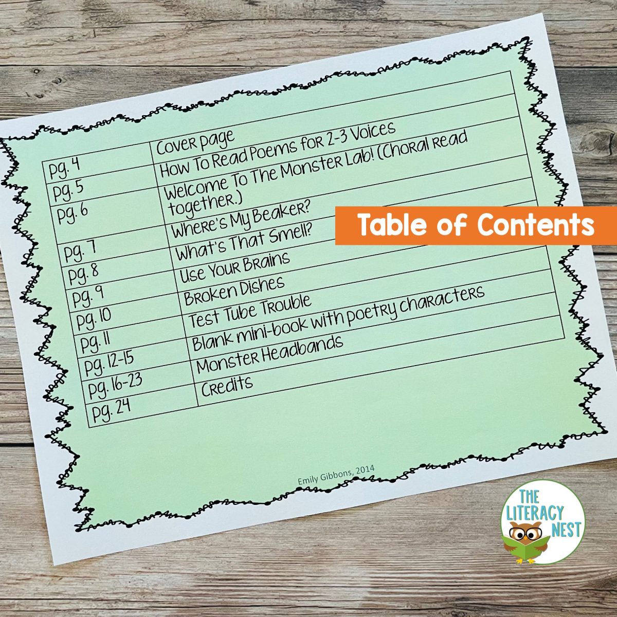 Halloween Poetry for Fluency Practice Monster Theme - The Literacy Nest