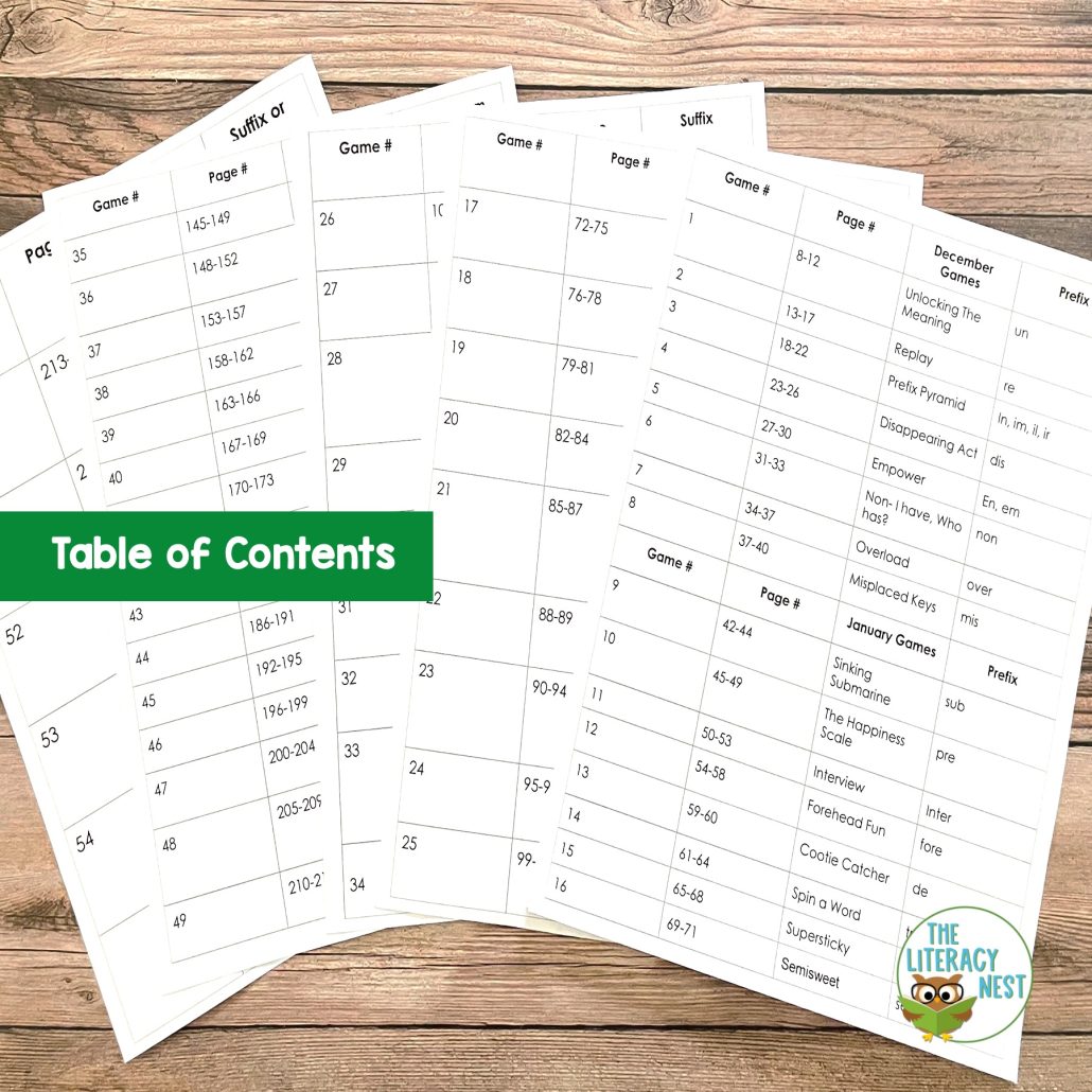 Morphology Activities Games Bundle for Orton-Gillingham Lessons - The ...