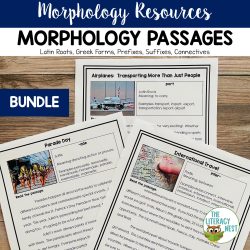 Morphology Reading Passages for Prefixes, Suffixes, Roots, Greek Forms ...