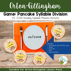 Syllable Types R-Controlled Vowels for Orton-Gillingham Lesson Plans ...