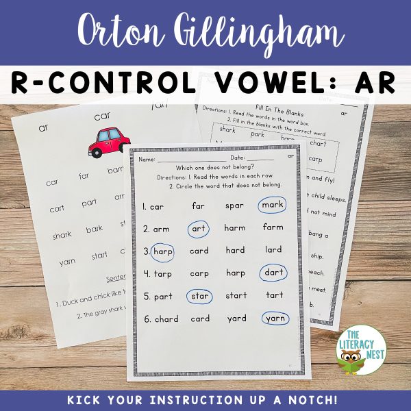 R-Controlled Vowels Decodable Passages - The Literacy Nest