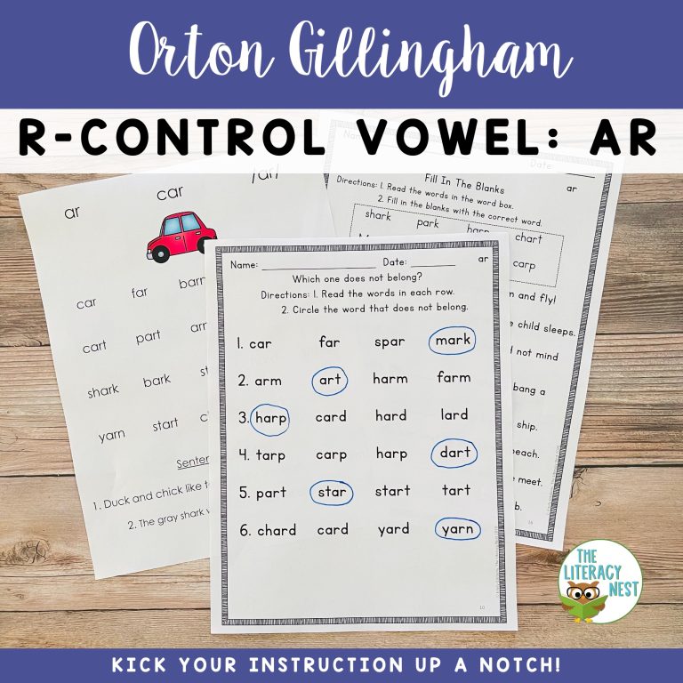 R-Controlled Vowels Decodable Passages - The Literacy Nest