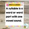 Syllable Types Vowel Teams Activities Orton-Gillingham Lessons - The ...