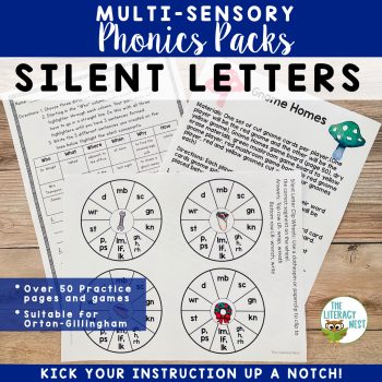 Silent Letters Activities and Worksheets for Orton-Gillingham Lessons ...