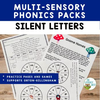 Silent Letters Activities and Worksheets for Orton-Gillingham Lessons ...