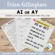 AI-AY Spelling Rules for Orton-Gillingham Lessons - The Literacy Nest