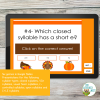 Thanksgiving Activities Syllable Activities for Virtual Learning - The ...