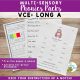 VCE: Long A | Orton-Gillingham Activity Multisensory Phonics Structured ...