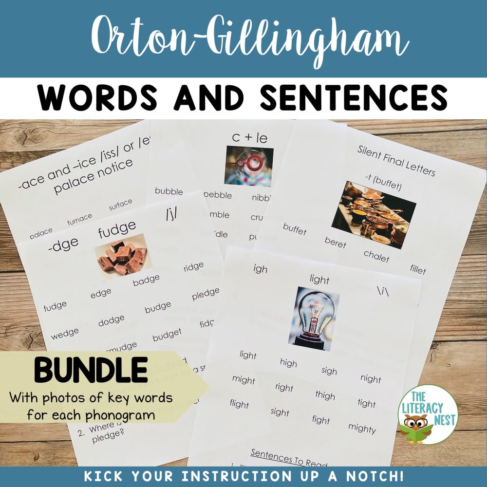 Morphology Activities Games Bundle for Orton-Gillingham Lessons - The ...