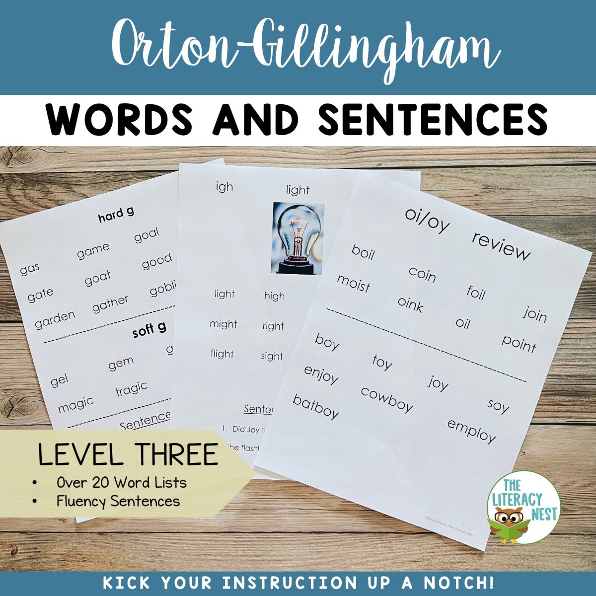 Decodable Word Lists & Sentences for ADVANCED Orton Gillingham Level 5 ...