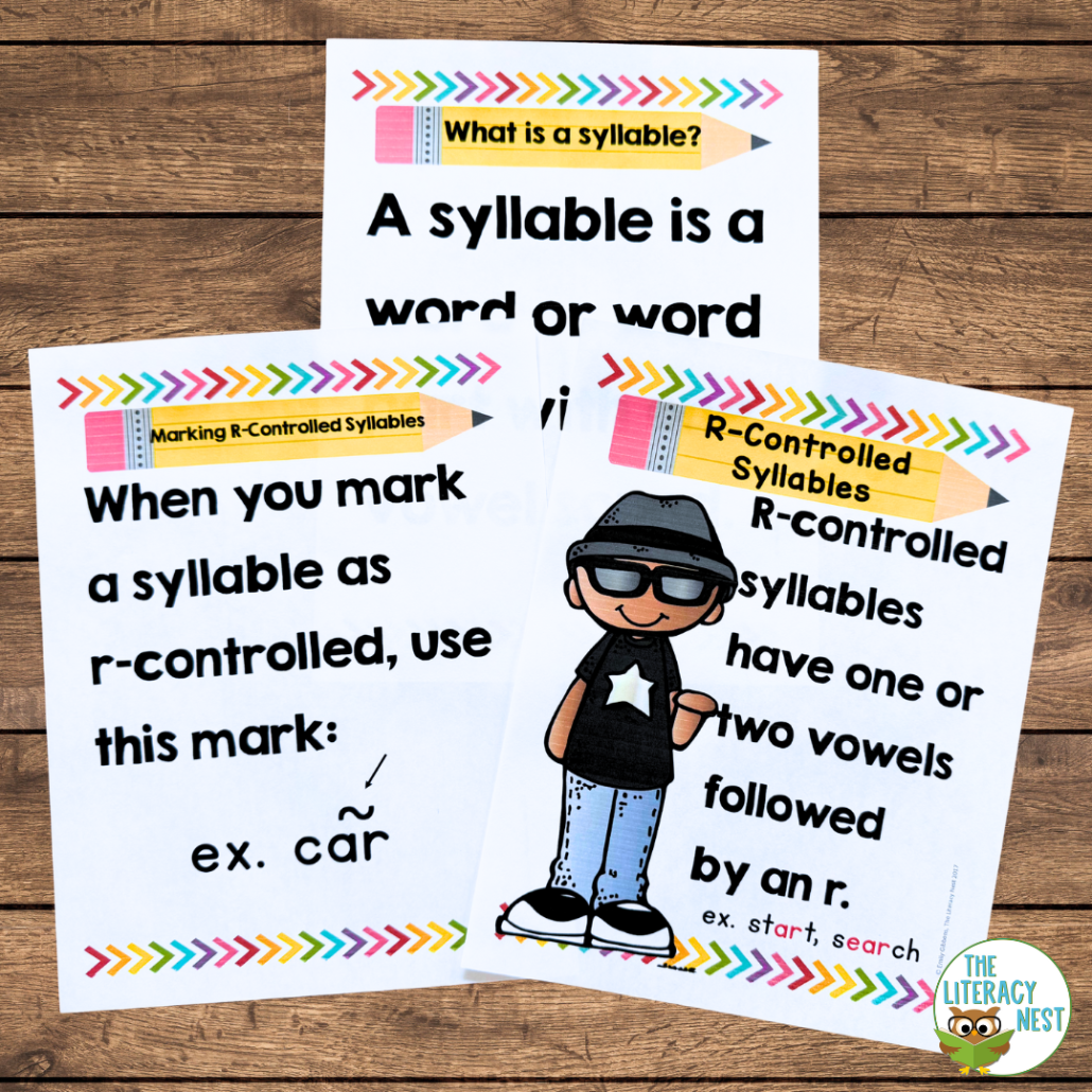 Syllable Types R-Controlled Vowels for Orton-Gillingham Lesson Plans ...