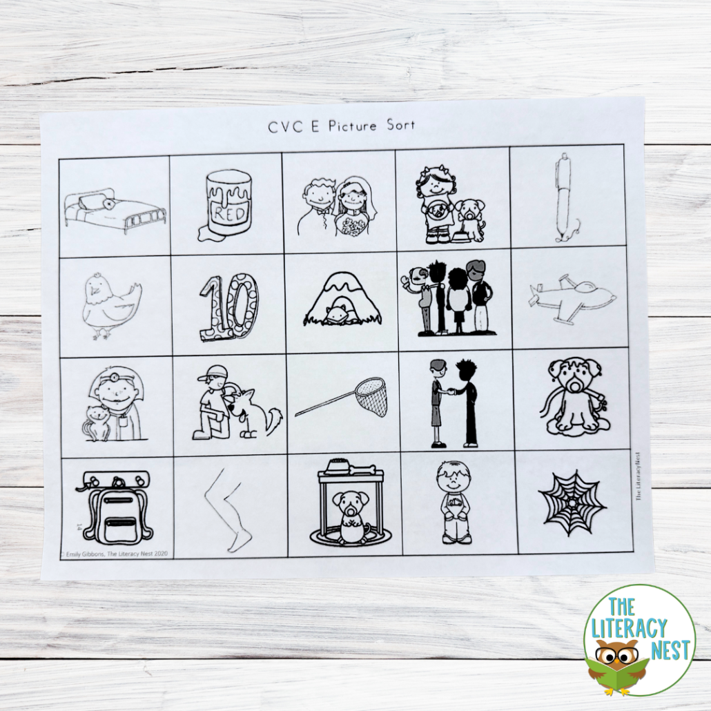 CVC Short E Phonics Activities for Orton-Gillingham Lessons - The ...