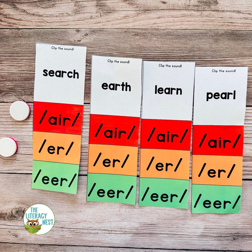 Sounds of EAR Phonics Activities for Orton-Gillingham Lessons - The ...