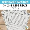 Orton-Gillingham Lessons Level 4 Decodable Passages - The Literacy Nest