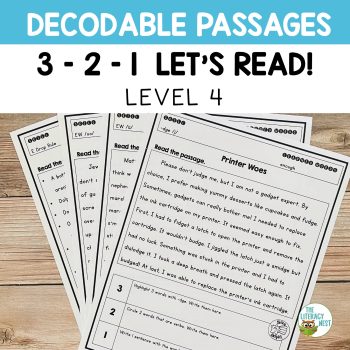 Orton-Gillingham Lessons Level 4 Decodable Passages - The Literacy Nest