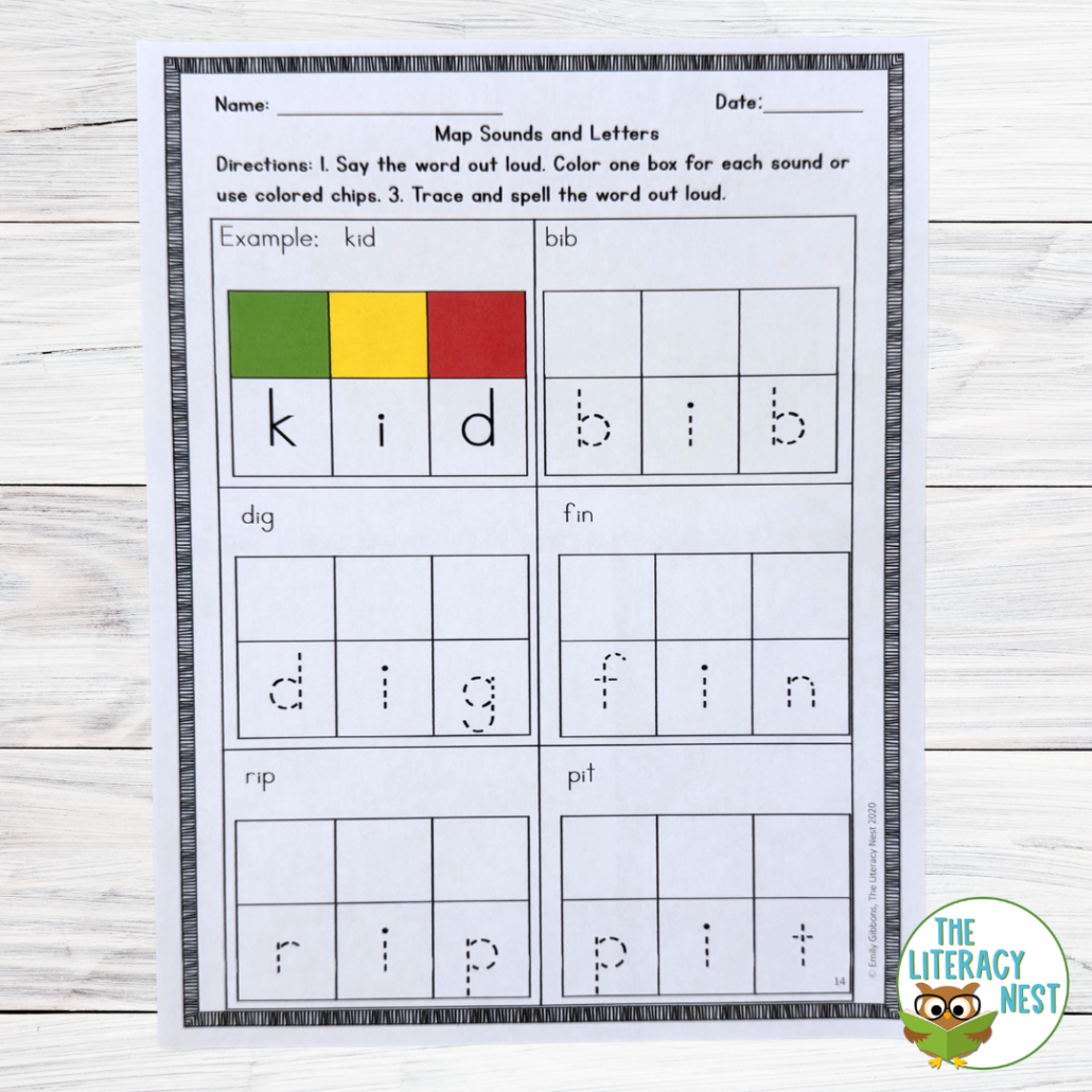 CVC Short I Phonics Activities for Orton-Gillingham Lessons - The ...