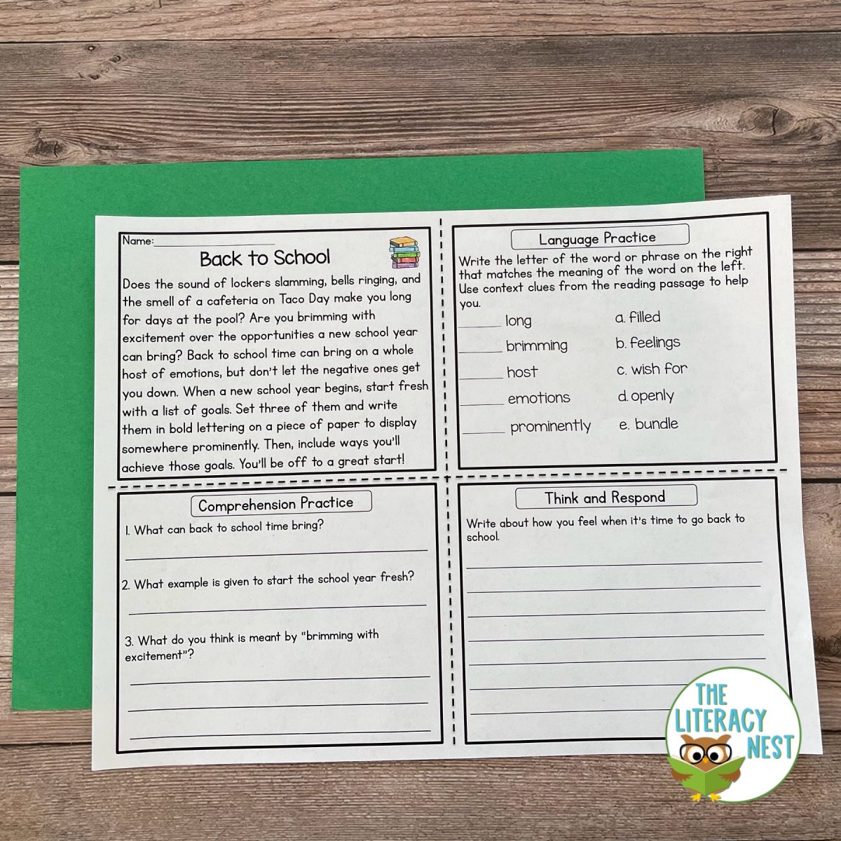 Reading Comprehension: Bundle | Upper Elementary Literacy | Virtual ...