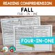 Reading Comprehension Fall Passages for Upper Elementary - The Literacy ...