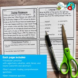Reading Comprehension Passages for Upper Elementary FREEBIE - The ...