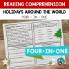 Reading Comprehension Holidays Around the World - The Literacy Nest
