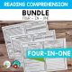 Reading Comprehension: Bundle | Upper Elementary Literacy | Virtual ...