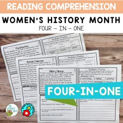 Reading Comprehension Passages for Women's History Month - The Literacy ...