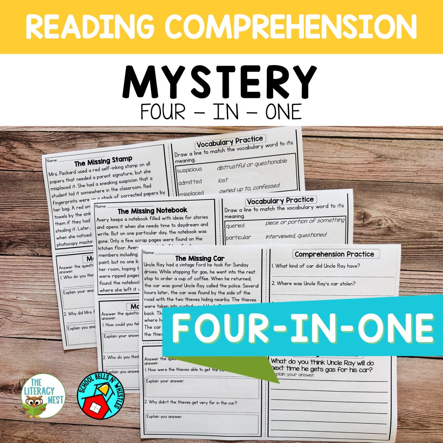 Guided Literacy Mystery Passages for Reading Comprehension - The ...