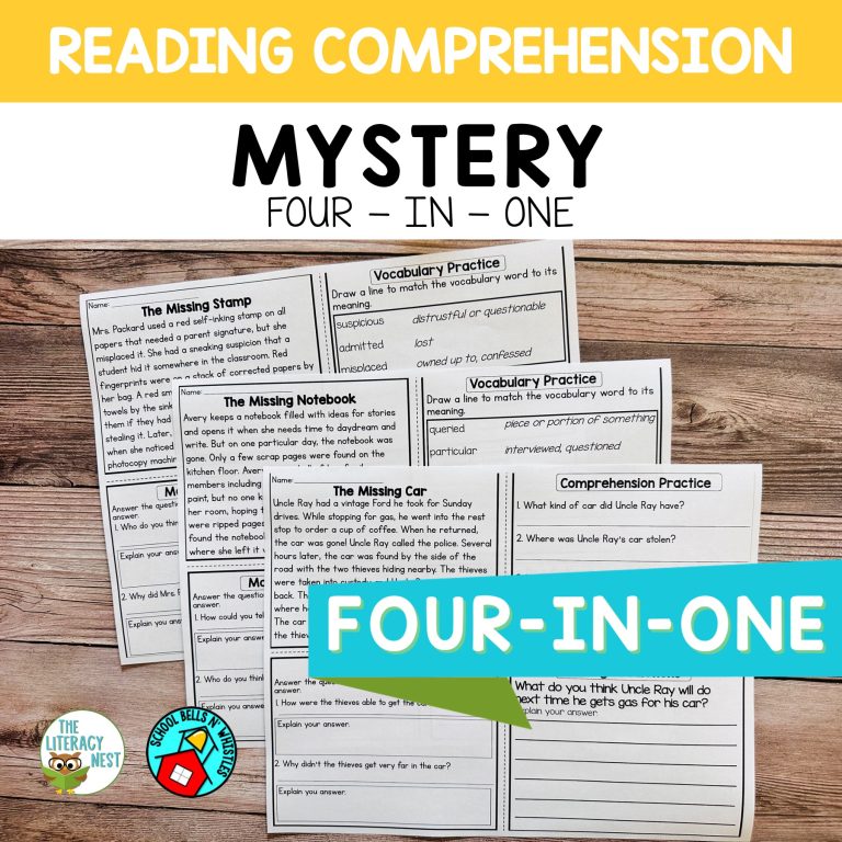 Guided Literacy Mystery Passages for Reading Comprehension - The ...