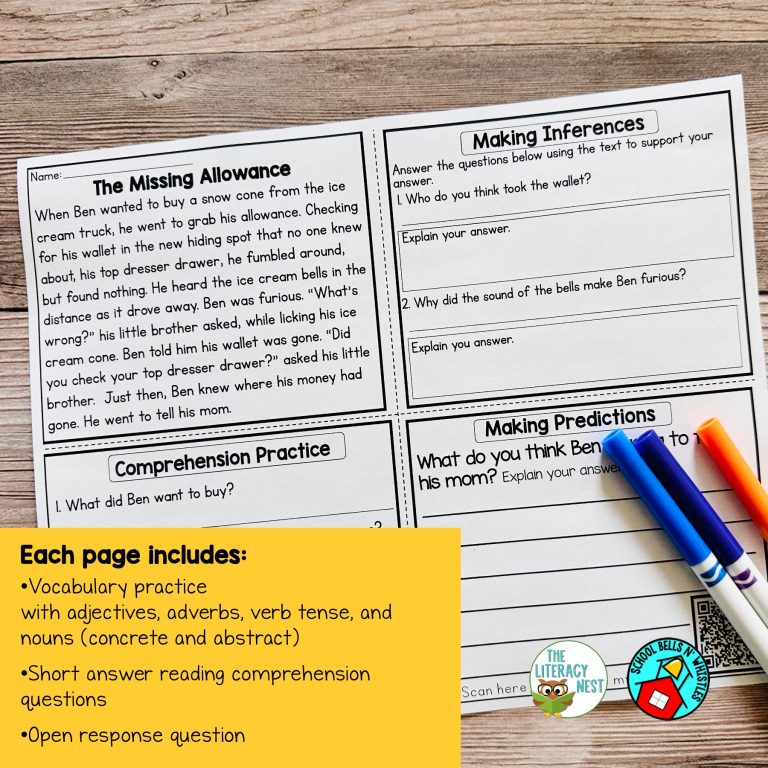 Guided Literacy Mystery Passages for Reading Comprehension - The ...