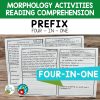 Morphology Activities Prefixes, Suffixes, Roots, Greek Forms - The ...