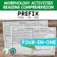 Morphology Activities Prefixes, Suffixes, Roots, Greek Forms - The ...