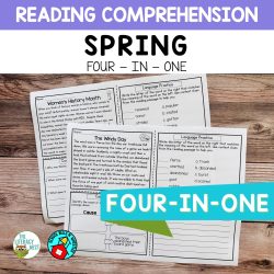 Reading Comprehension Spring Passages for Upper Elementary - The ...