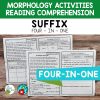 Suffix Morphology Writing Prompts - The Literacy Nest
