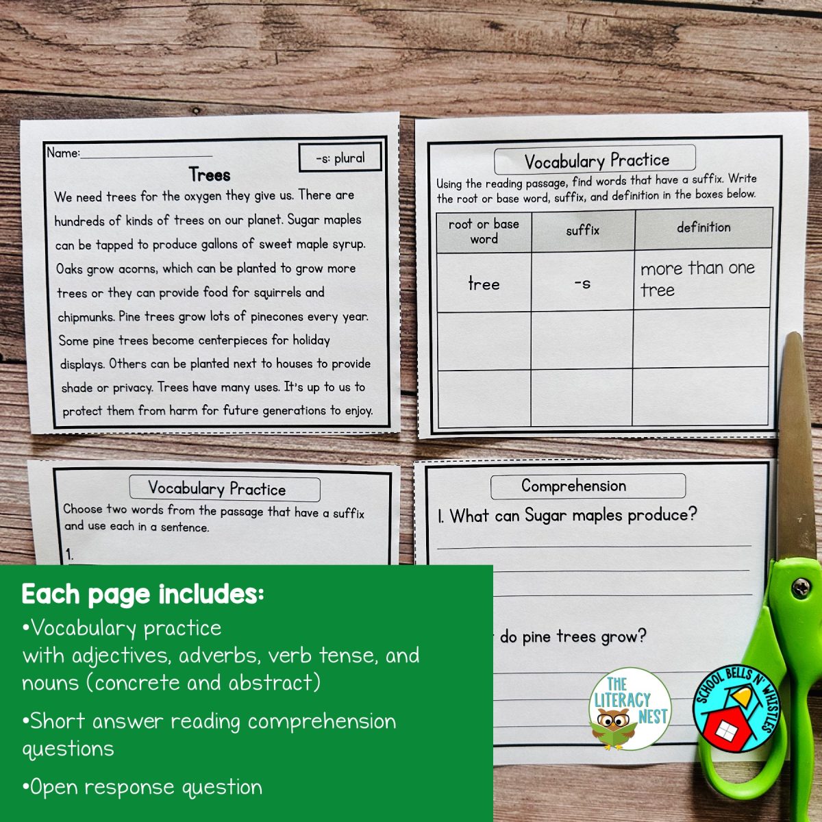 Suffix Practice for Vocabulary and Reading Comprehension - The Literacy ...