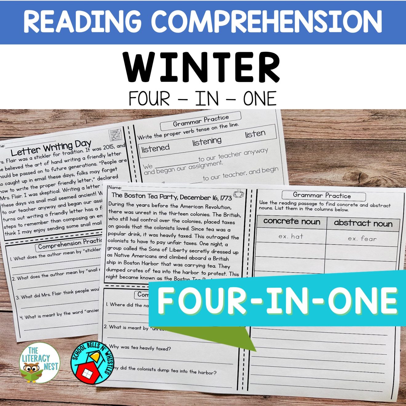 Reading Comprehension Winter Passages for Upper Elementary - The ...