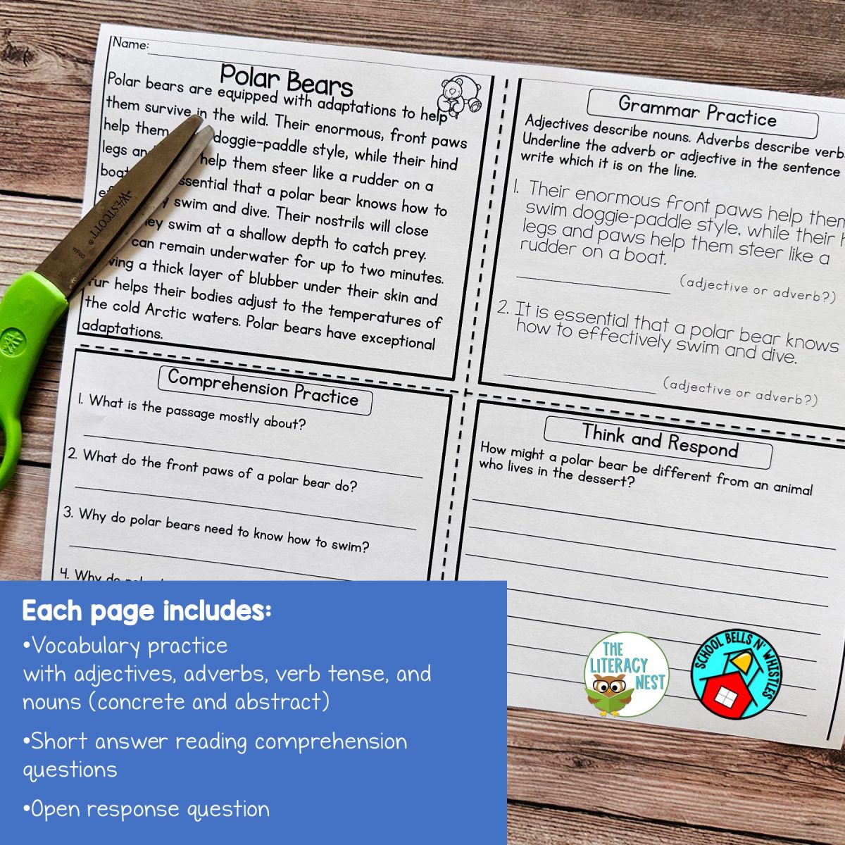 Reading Comprehension Winter Passages for Upper Elementary - The ...