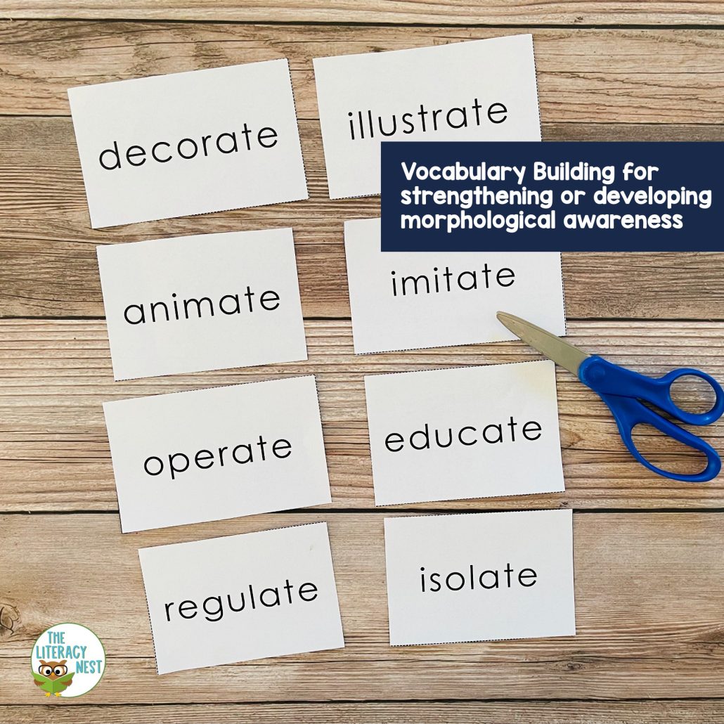 Suffix -ATE for Advanced Orton-Gillingham Activities - The Literacy Nest