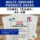 AU and AW Vowel Team Activities for Orton-Gillingham Lessons - The ...