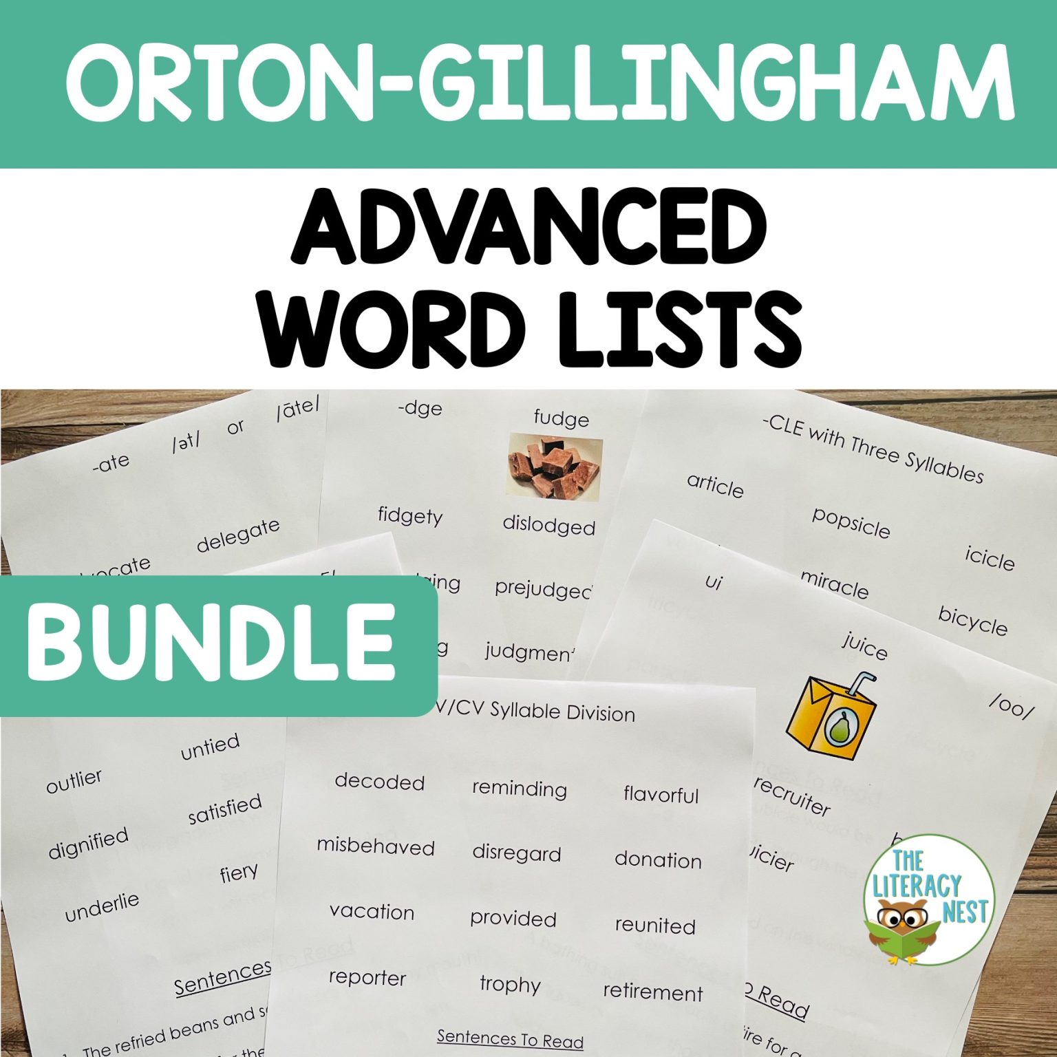Advanced Orton-Gillingham Worksheets and Activities BUNDLE - The ...