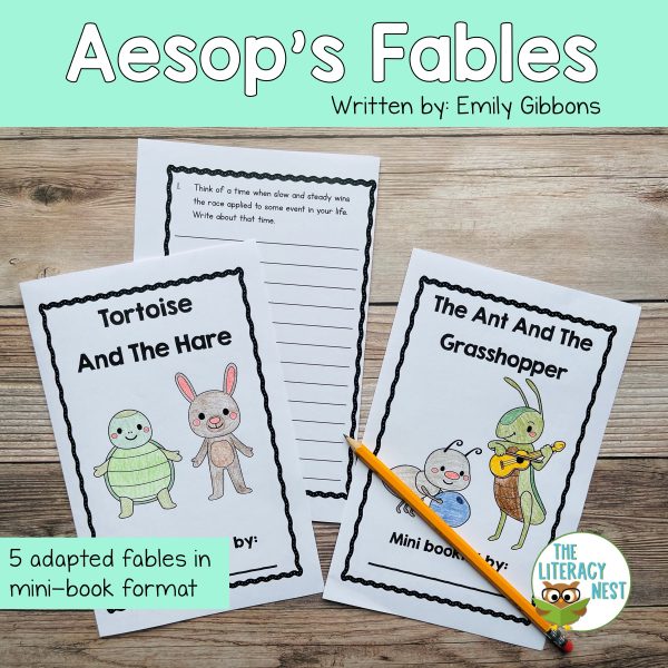 Aesop’s Fables Close Reading Passages with Comprehension Questions ...