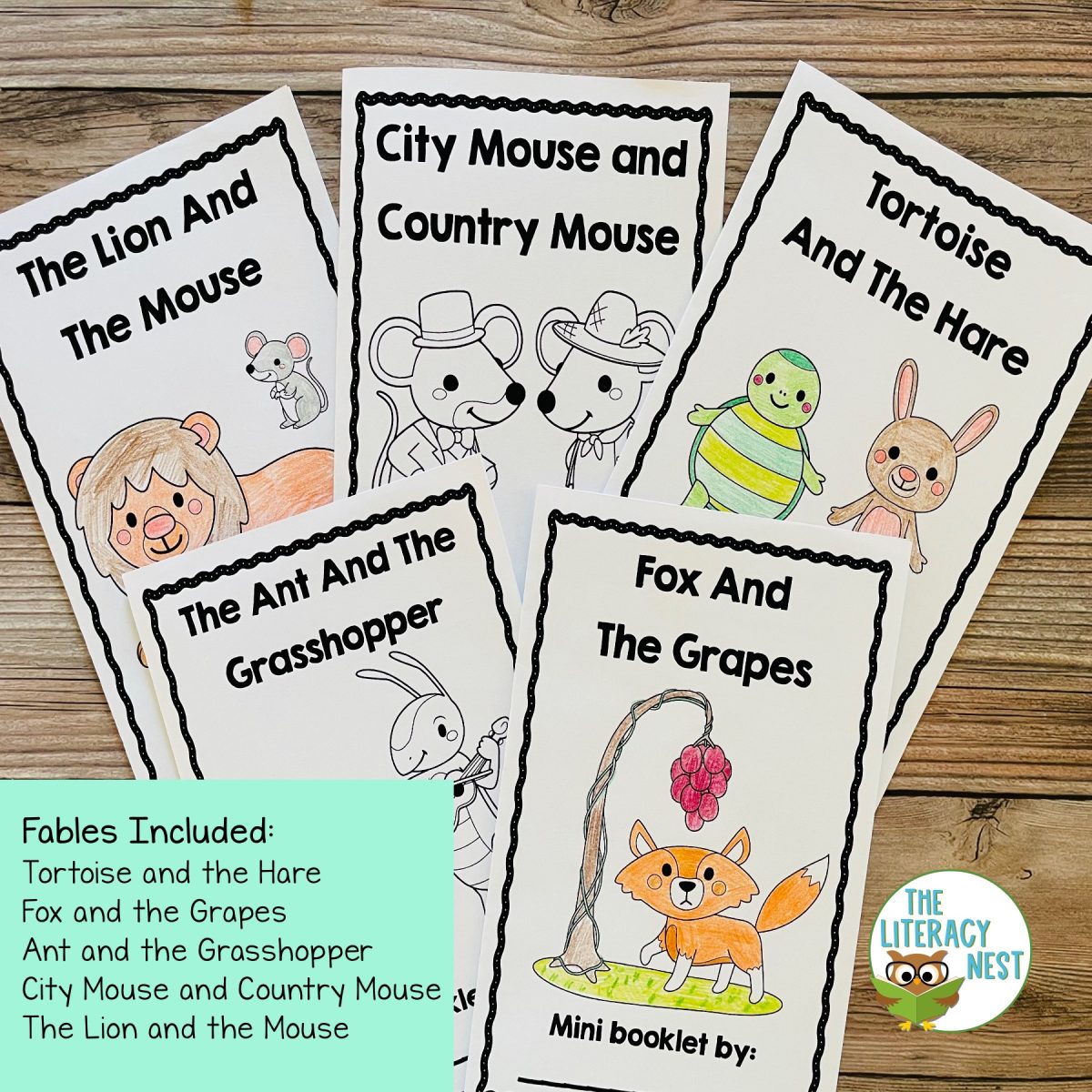 Aesop’s Fables Close Reading Passages with Comprehension Questions ...